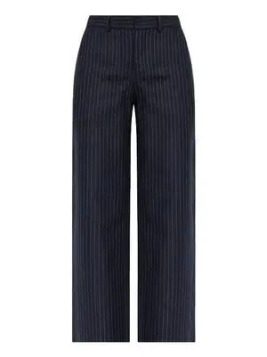 A.p.c. Jane" Striped Tailored Pants - Navy Blue