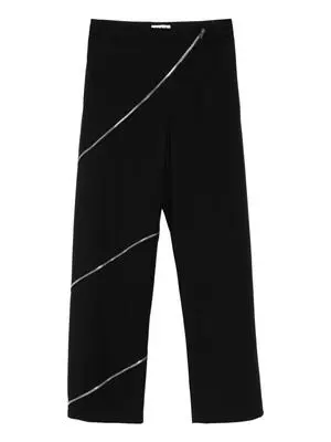 Alaïa Zippered Trousers - Black