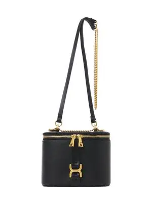 Chloé Marcie Mini Zipper Shoulder Bag - Black