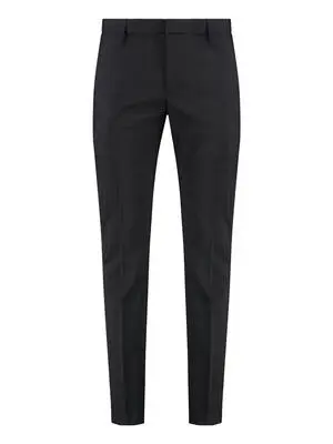 DONDUP Tailored Slim-fit Trousers - Black
