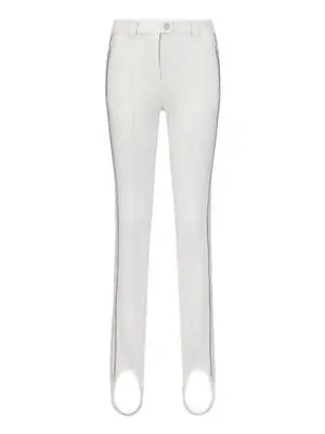Dior Fitted Ski Pants With Logo Detailing - White