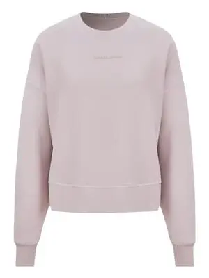 Canada Goose Round Neck Long Sleeve Sweater - Light Pink