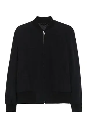 LARDINI Zip-up Bomber Jacket - Blue