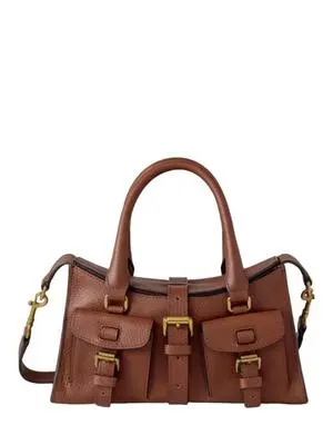 Mulberry Mini Roxanne Top Handle Bag - Brown