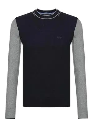 Emporio Armani Logo Pullover - Black