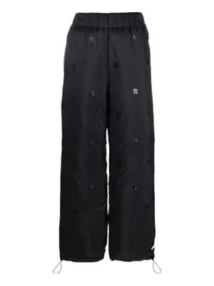 ROTATE BY BIRGER CHRISTENSEN Puffer Track Pants - Black