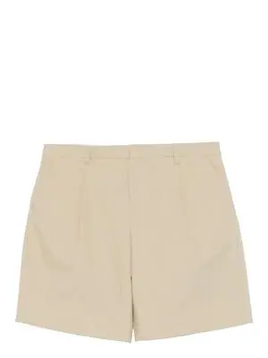 A.p.c. Pleated Detailed Shorts - Nude