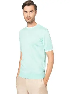 Hugo Boss Open-necked Black Shirt - Blue
