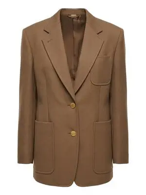 Gucci Single Breasted Blazer - Brown