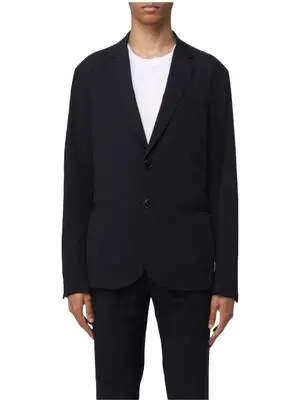 Armani Exchange Single-breasted Jacket - Black