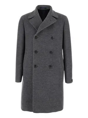 Tagliatore Double-breasted Tailored Coat - Black