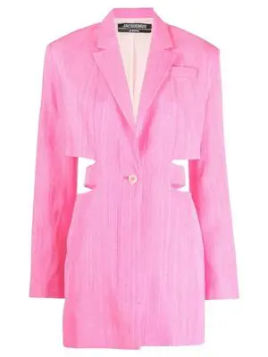 Jacquemus Bari Blazer-style Minidress - Pink