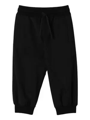 Dolce & Gabbana Elastic Waist Sweatpants - Black