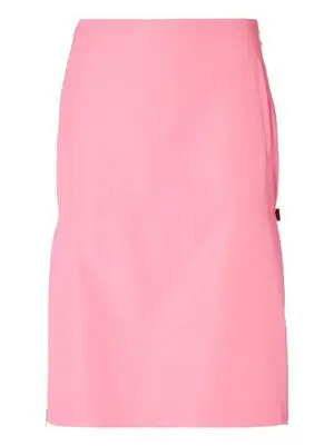 Fendi Midi Skirt With Side Zippers - Pink