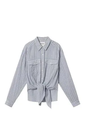 Isabel Marant Étoile Striped Shirt - Gray