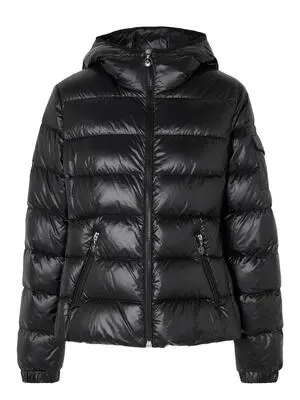 Moncler Gles Long-sleeved Down Jacket With Hood - Black
