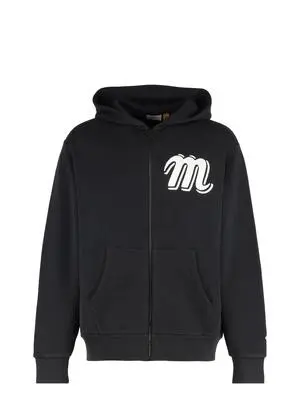 Moncler X Mercedes-benz Bynigo Hoodie With Front Embroidery - Black