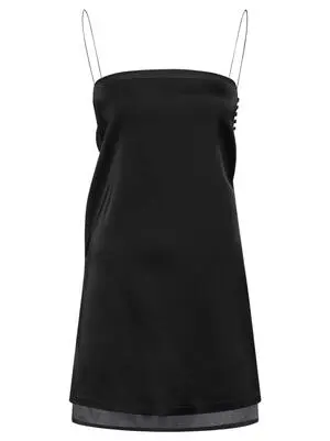 Buy Enza Costa Lurex Jersey Slash Mini Dress - Black At 7% Off |  Editorialist