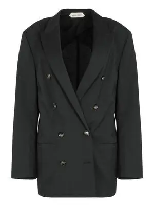 Alberta Ferretti Double-breasted Tailored Blazer - Black