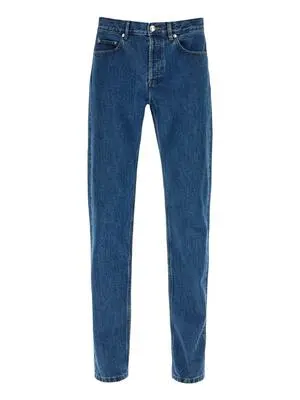 A.p.c. New Standard Low-rise Straight-leg Jeans - Blue