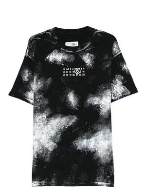 MAISON MARGIELA Graphic Printed Crewneck T-shirt - Black