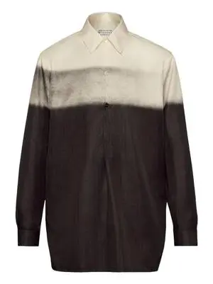 MAISON MARGIELA Trompe L'oeil Printed Shirt - Black