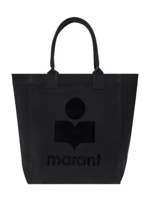 Isabel Marant Étoile Isabel Marant Logo Print Tote Black