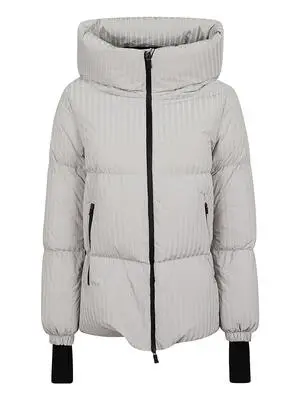 Herno Matelassé-effect Quilted Jacket - Gray