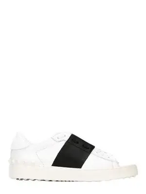 Valentino Garavani Open Lace-up Sneakers - White/black