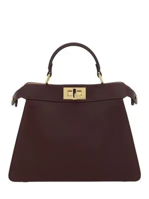 Fendi Peekaboo Tote Bag - Red