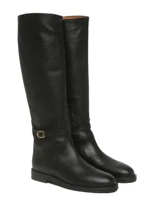 Roberto Festa Minnero Knee-high Buckled Boots - Black