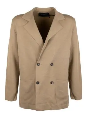 Tagliatore Double-breasted Long-sleeved Jacket - Nude