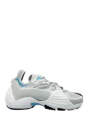 LANVIN Lanvin FLASH-X Mesh Lace-Up Sneakers Gray