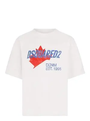 Dsquared2 Printed Logo T-shirt - White