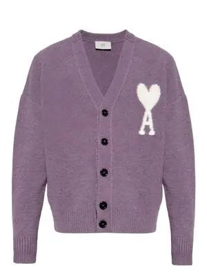Ami De Coeur Knitted Cardigan - Lilac