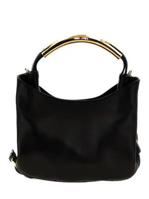 Moschino Detailed Top Handle Bag - Black