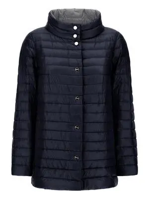 Herno Reversible High Collar Down Jacket - Black