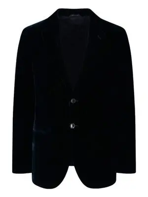 GIORGIO ARMANI Dark Blue Double-breasted Blazer