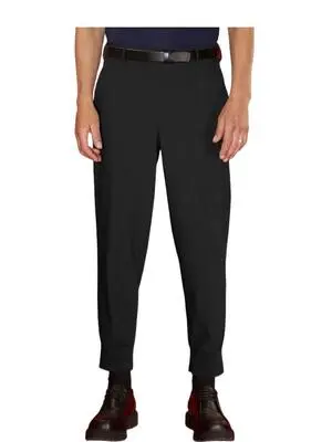 Neil Barrett Rib Knit Cuff Casual Pants - Black
