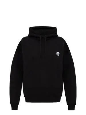 Kenzo Logo Patch Hoodie - Black