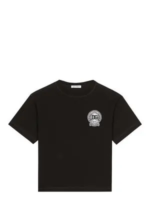 Dolce & Gabbana Dg Embroidered T-shirt - Black