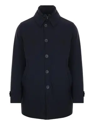 HERNO Herno Buttoned Layered Effect Coat
