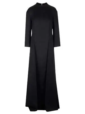 Khaite The Clete Long Sleeve Dress - Black