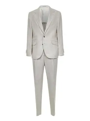 Brunello Cucinelli Brunello Cucinelli Single-Breasted Suit Gray