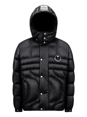 Moncler X Palm Angels Hooded Short Down Jacket - Black