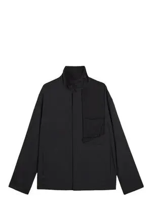 Y3 Utility Blouson With Stand Collar - Black