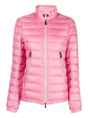 Moncler Logo-patch Padded Jacket - Pink