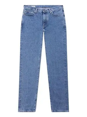 Balmain Zip Detailed Tapered Leg Trousers - Blue