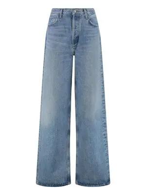 AGOLDE Low Slung Puddle Straight-leg Jeans - Gray