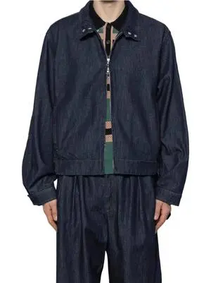 Dries Van Noten Long-sleeved Denim Jacket - Black